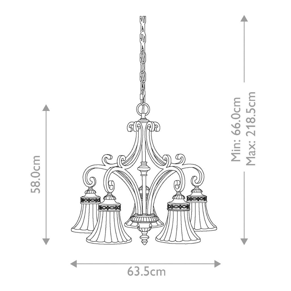 Candelabru DRAWING ROOM FE-DRAWING-ROOM5 Elstead Lighting | Lucente ...